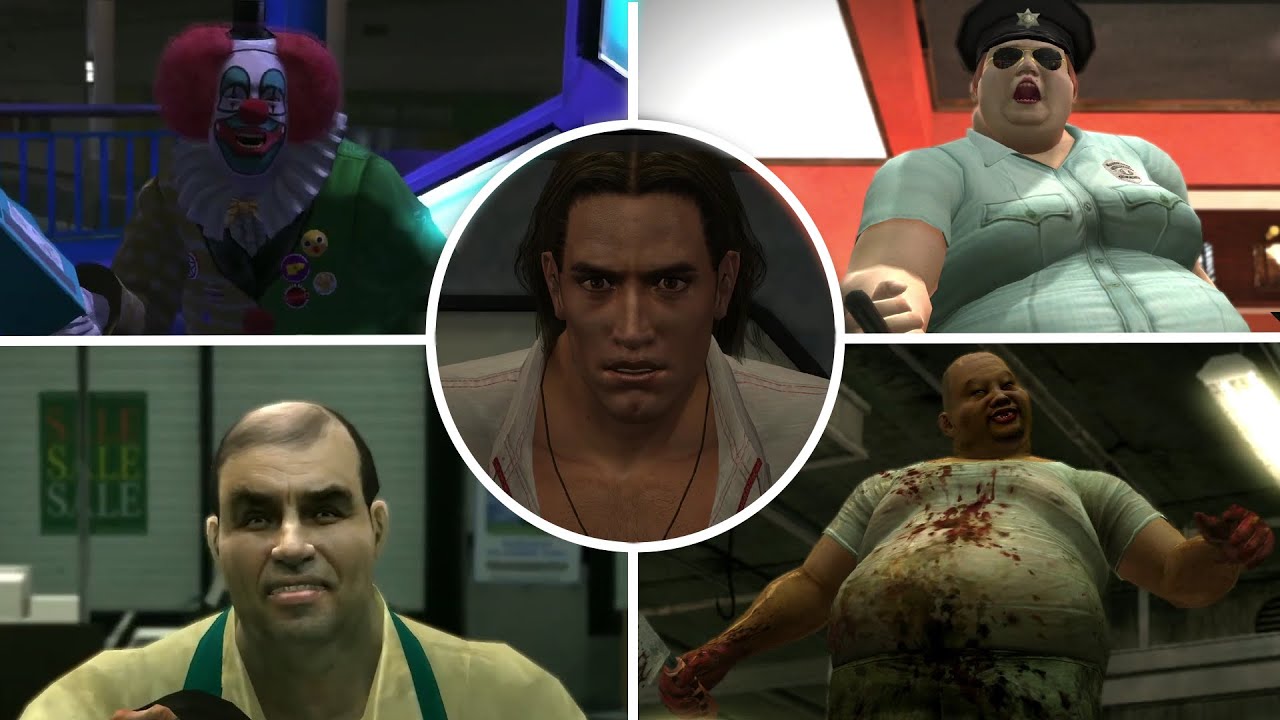Dead Rising Remastered - All Bosses (Psychopaths) - YouTube