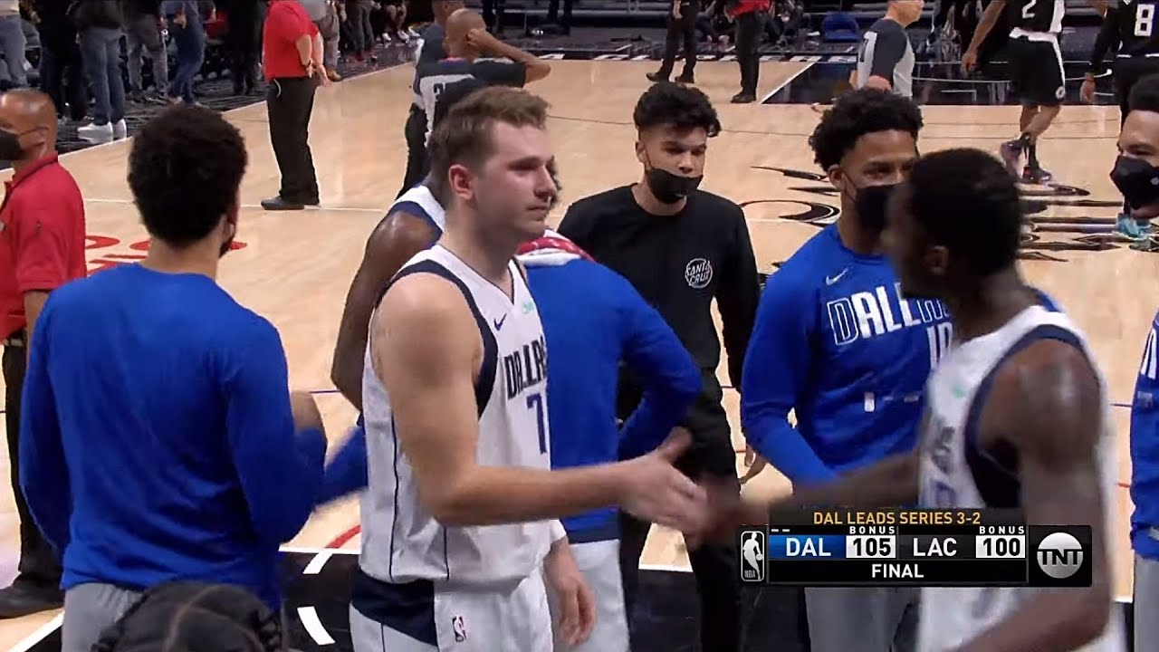 Dallas Mavericks Celebrate Game 5 Win Over the LA Clippers - YouTube