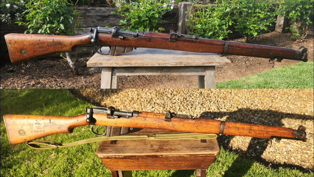 Lee-Enfield SMLE rifle clean and refinish - YouTube