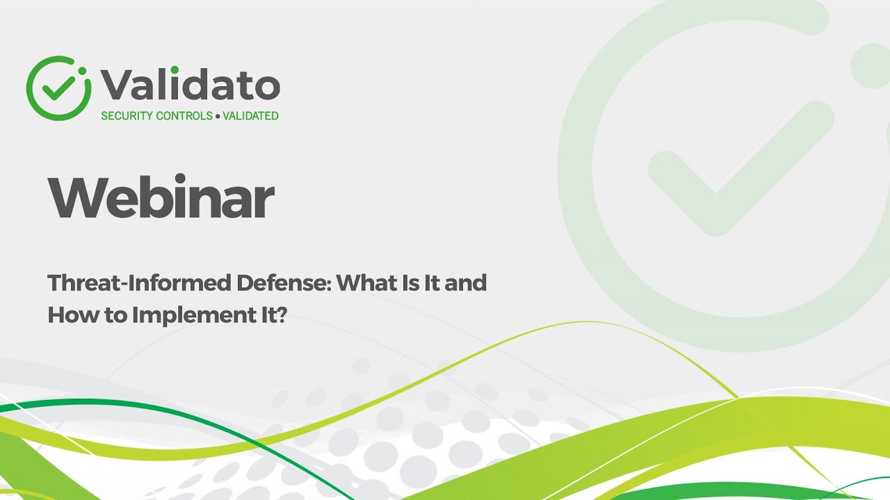 Threat-Informed Defense: What is it and how to implement it? - YouTube