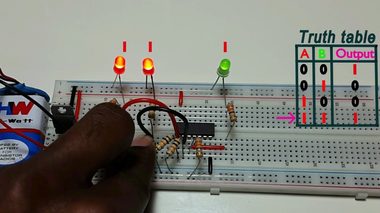 How to work XNOR logic gate , using 74HC266 ic, in Tamil & English ...