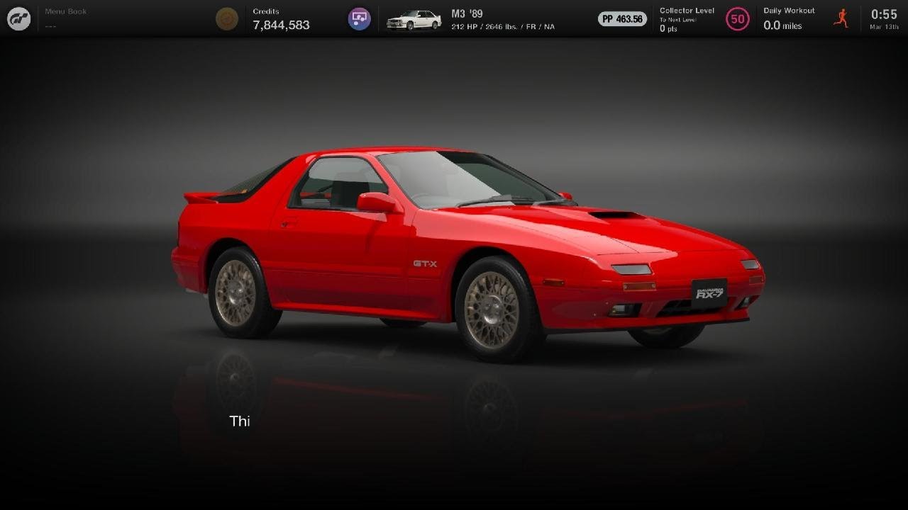GT7: All About the 1990 Mazda RX-7 GT-X (FC) - YouTube