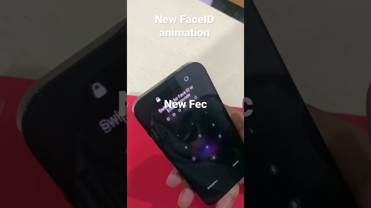 New FaceID animation in #iphone14pro and #iphone14promax - YouTube