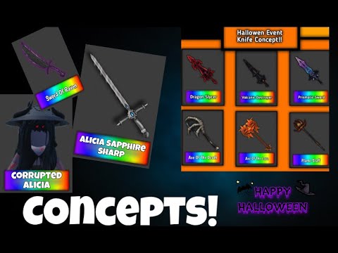 STK HALLOWEEN KNIVES CONCEPTS! | Survive the killer - YouTube