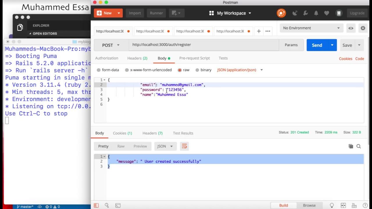 7 Ruby on Rails API JWT CRUD - YouTube