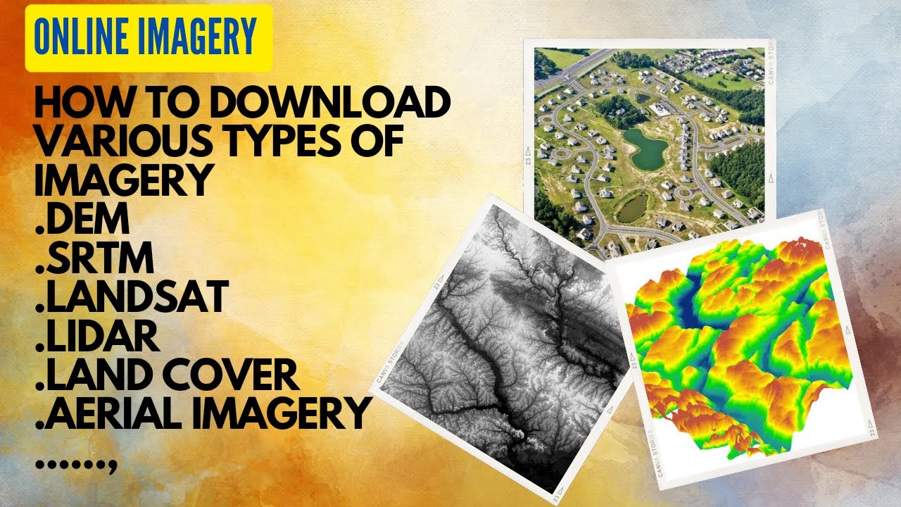 Imagery Download |Dem Srtm, landsat, land cover. how to download ...