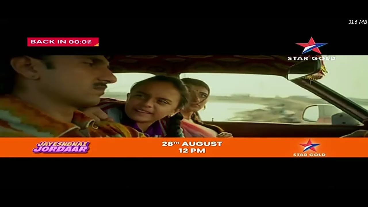 Jayeshbhai Jordaar 28 August 12 Pm Only On Star Gold Par - YouTube