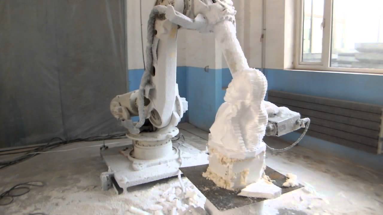 6 axis robot engraving video - YouTube