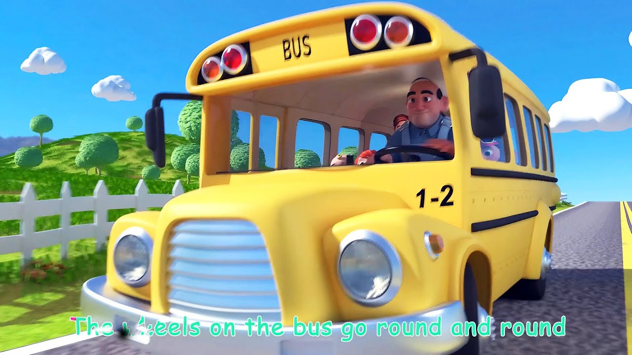 The Wheels on the Bus | Nursery Rhymes & Songs for Kids | Sing Along ...