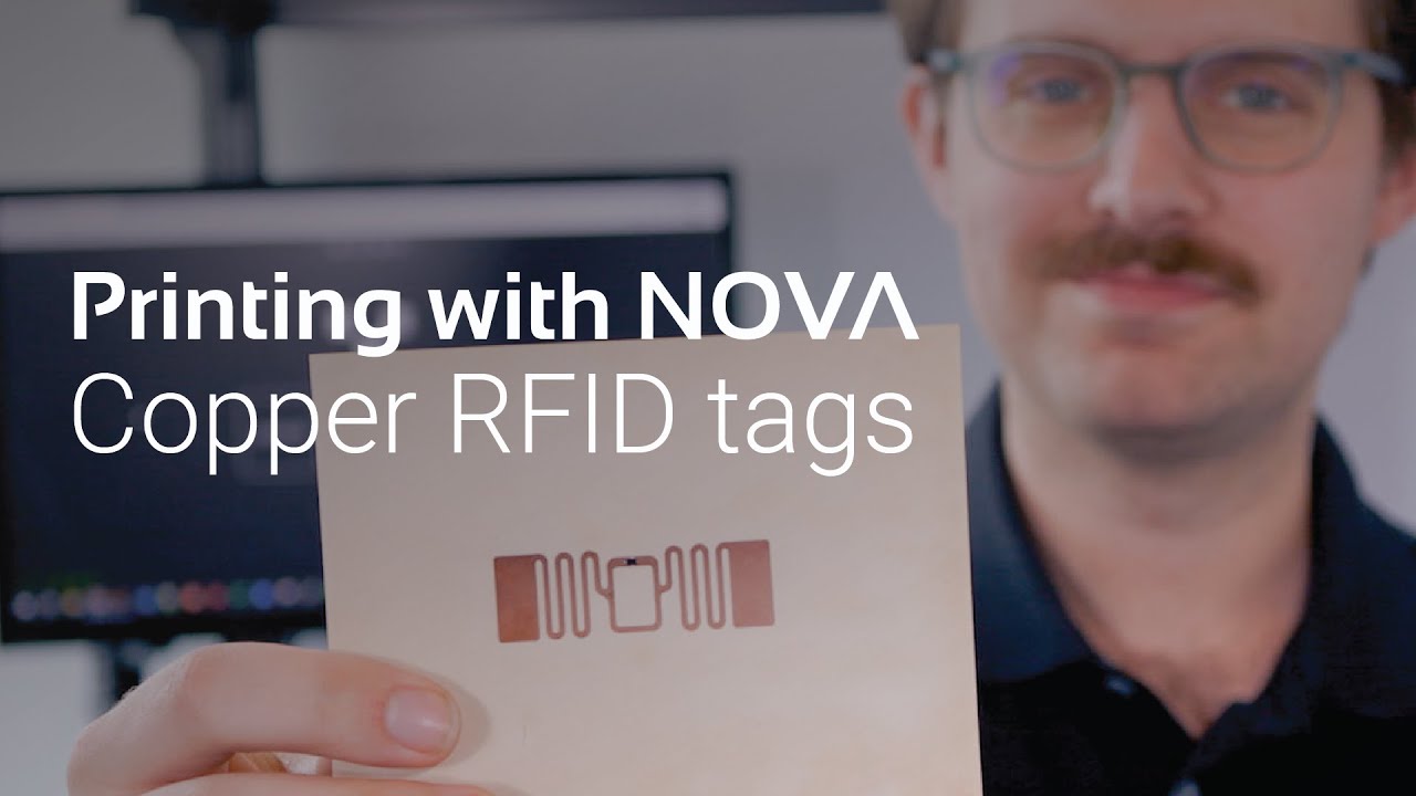 Printing Copper RFID Tags | Antenna Application - YouTube