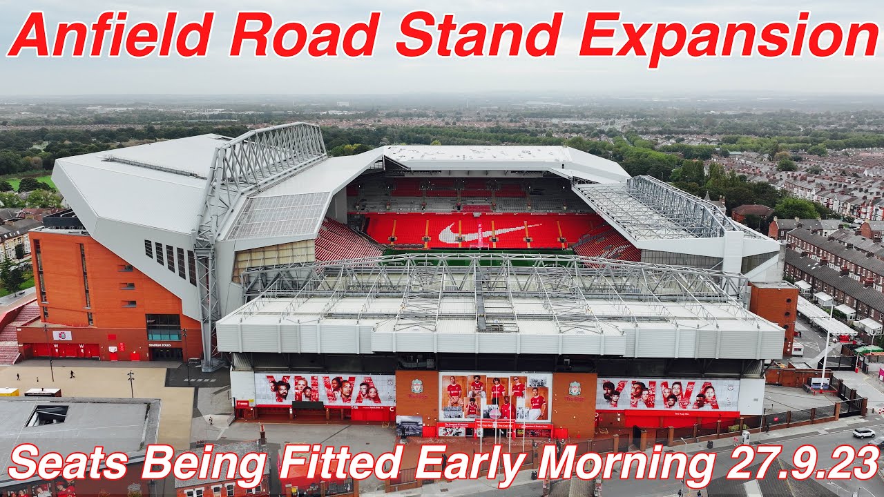 Anfield Road Stand Expansion 27.9.23. Having A Look From Over The KOP ...