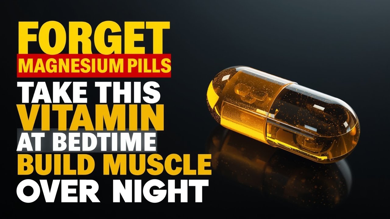 Forget Magnesium Supplements! Take Vitamins at Night to Rebuild Muscle ...