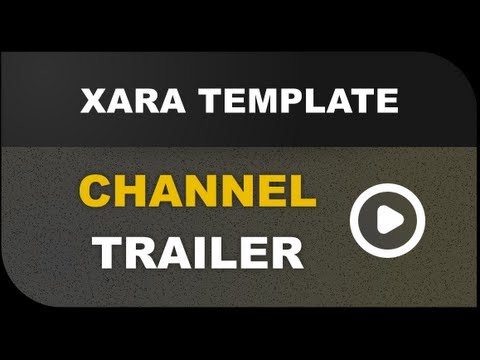 Xara Template Channel Trailer - Web Design, HTML and Windows 8 ...