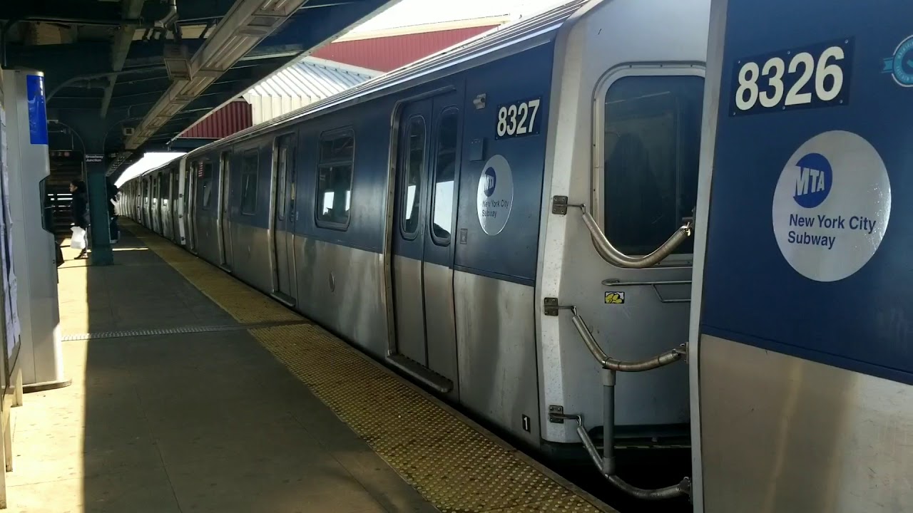 R160 Cuomo scheme L train departing Broadway Junction. - YouTube