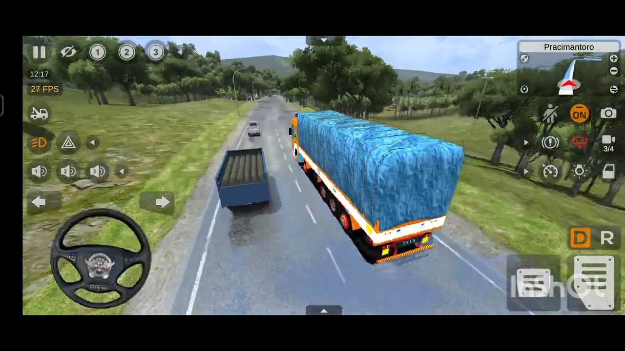 TATA NATIONAL PERMIT PANDI LORRY DRIVING🔥 - YouTube