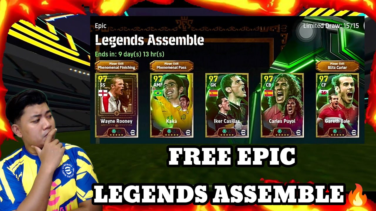 FREE EPIC LEGENDS ASSEMBLE! WHO'S THE BEST FREE EPIC! EFOOTBALL 25 ...