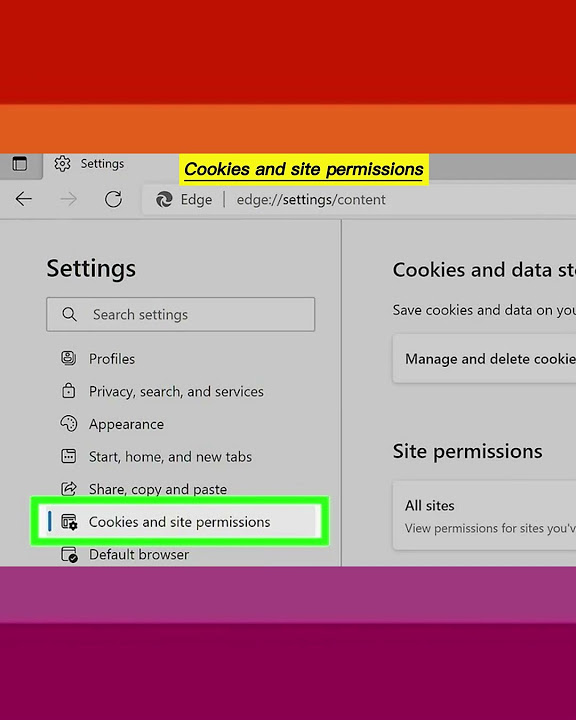 How to Enable Cookies in Microsoft Edge on Computer - YouTube