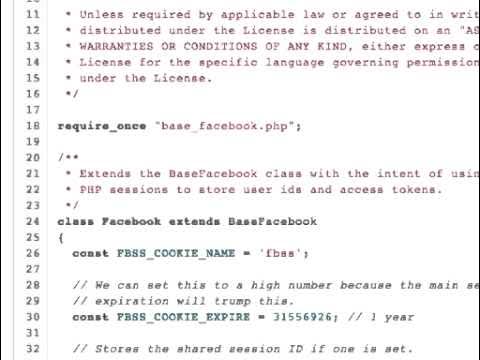 Installing Facebook PHP SDK - YouTube