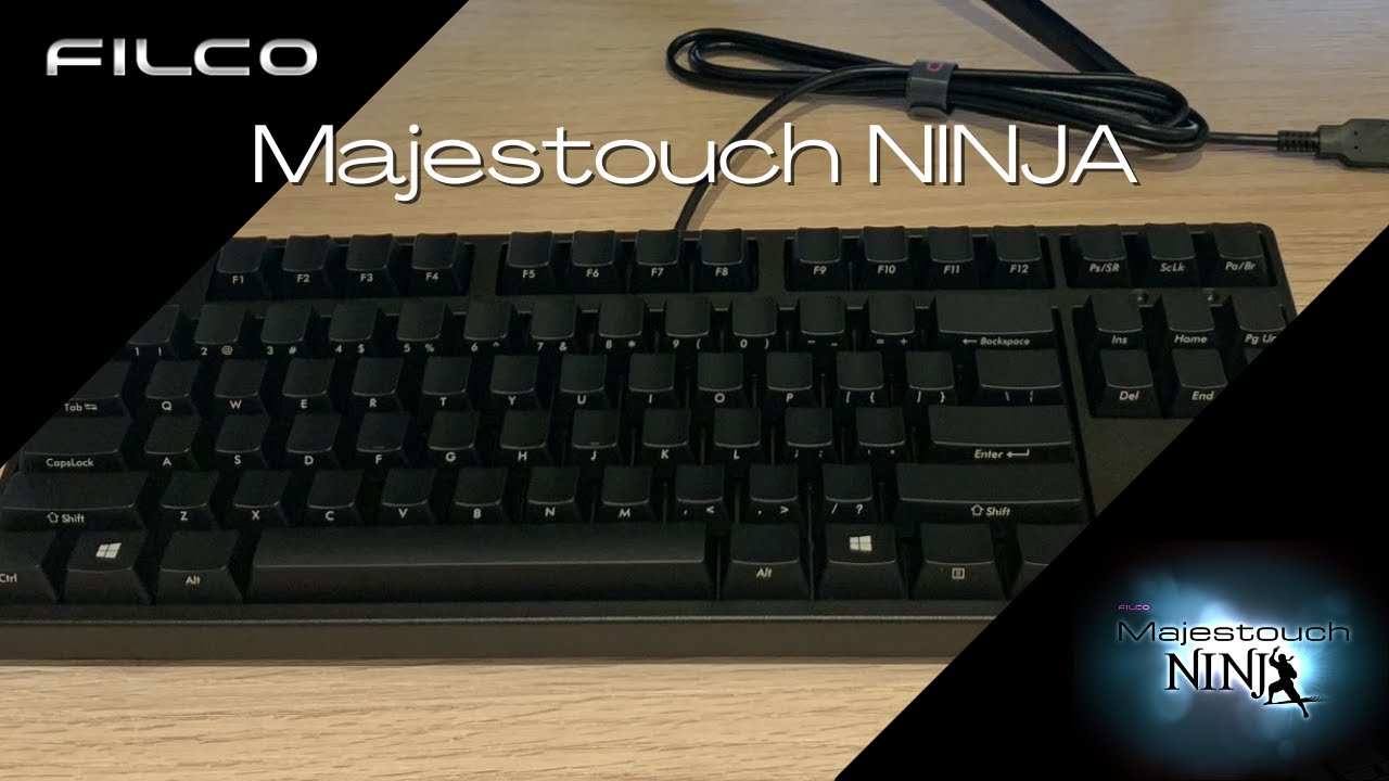 【PIPI開箱】FILCO Majestouch NINJA 青軸機械式鍵盤 │ FILCO Majestouch Ninja ...