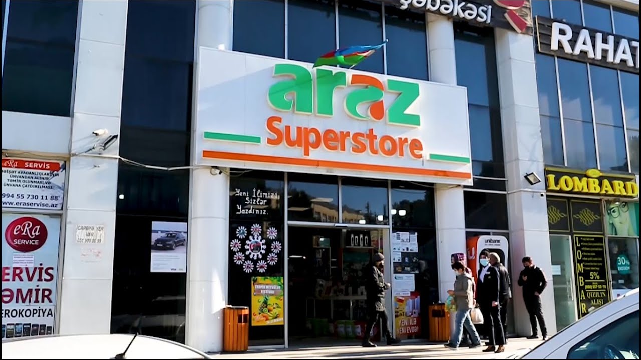 Araz Market Rəsulzadə Filialı 2021 - YouTube