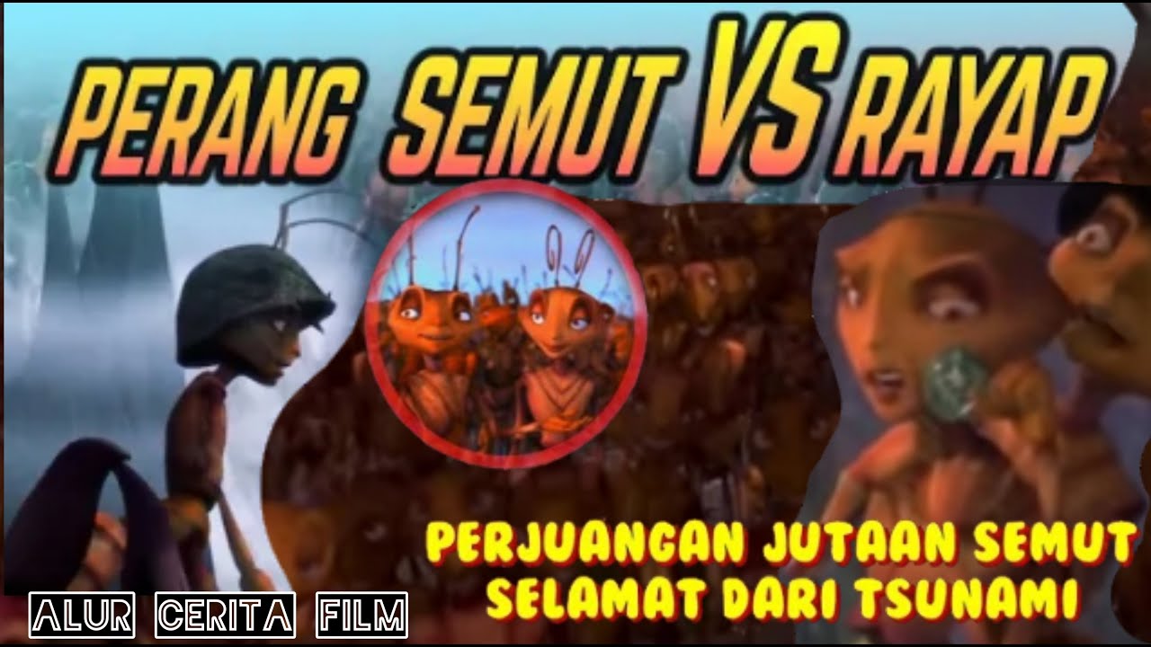 perjuangan semut melawan rayap, untuk melawan kolonia /alur cerita film ...