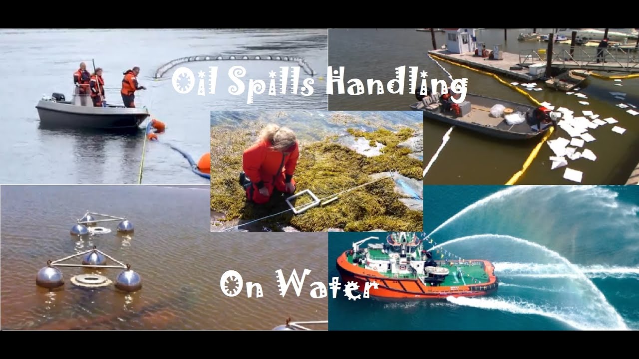 Oil Spill Handling On Water - Penanganan Tumpahan Minyak di Air - YouTube