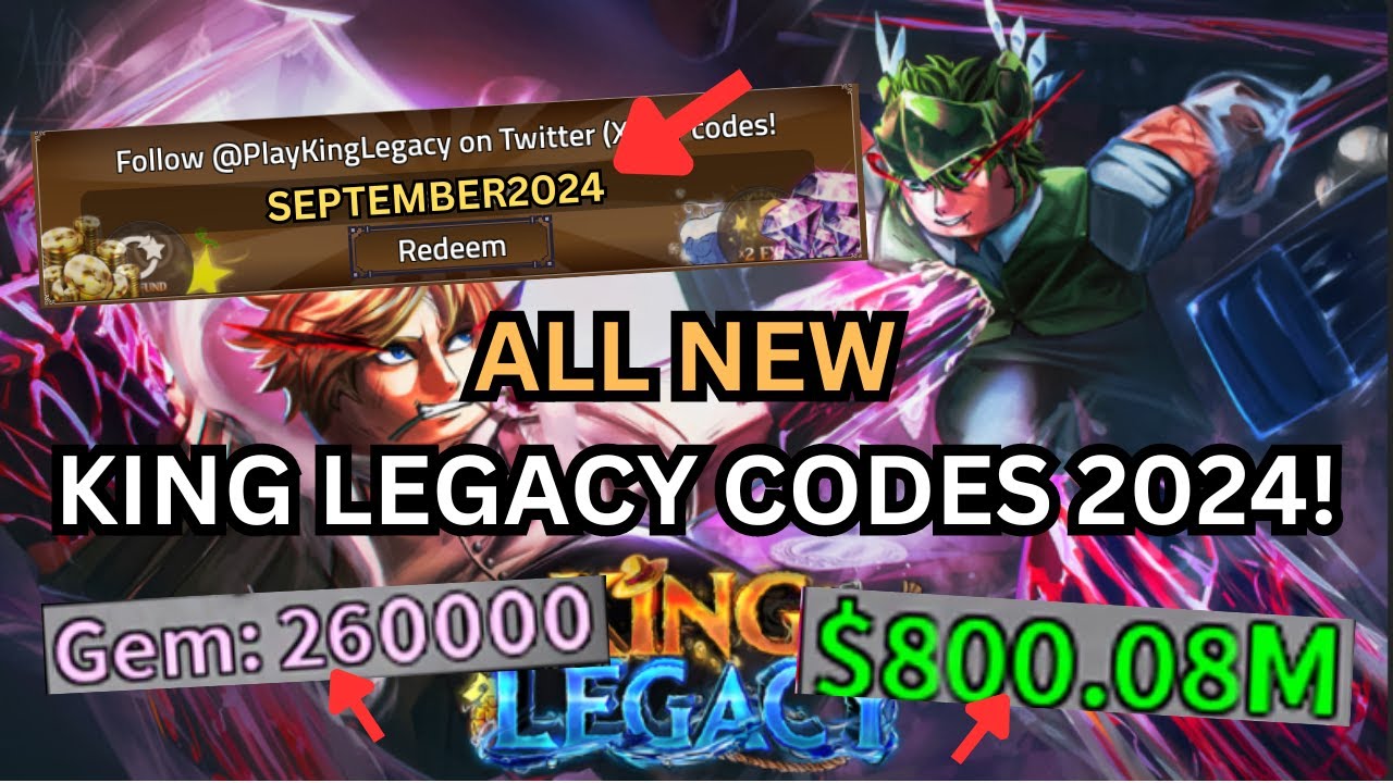 --NEW-- Working King Legacy Codes September 2024! - YouTube