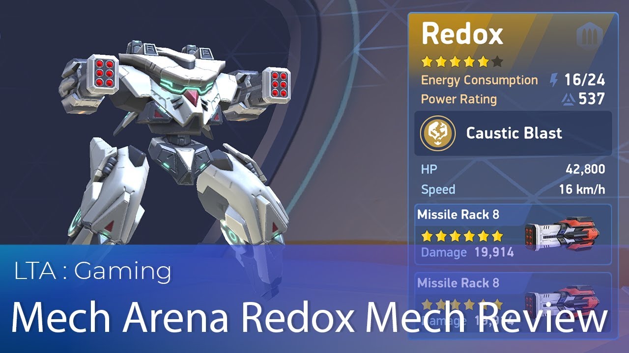 Mech Arena Redox Mech Review | LTA : Gaming - YouTube