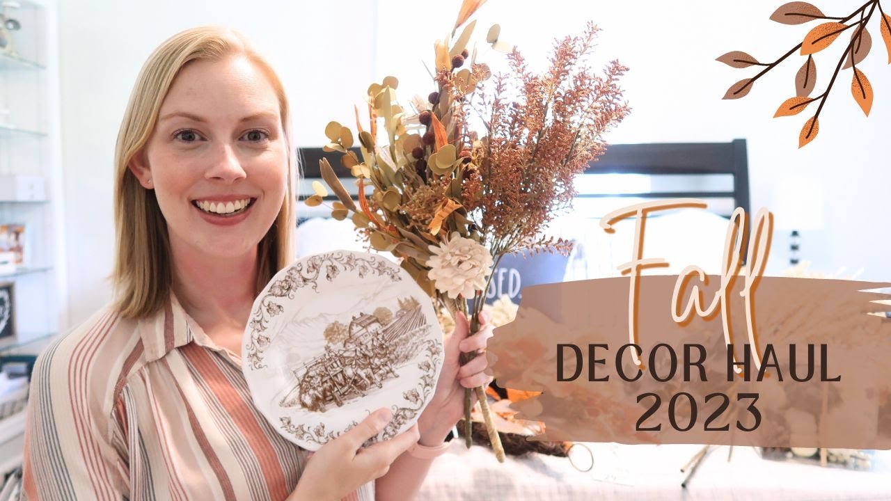 FALL DECOR HAUL 2023 | FALL DECOR IDEAS - YouTube