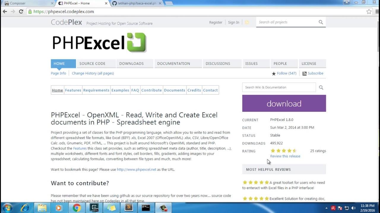 Membaca File Excel Dengan Library PHPExcel - YouTube