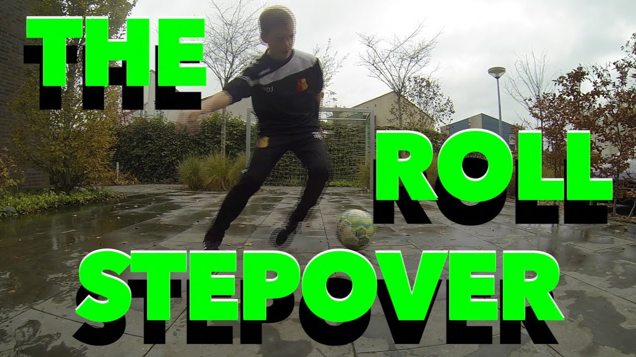 Football Skill tutorial │ The Roll Stepover - YouTube