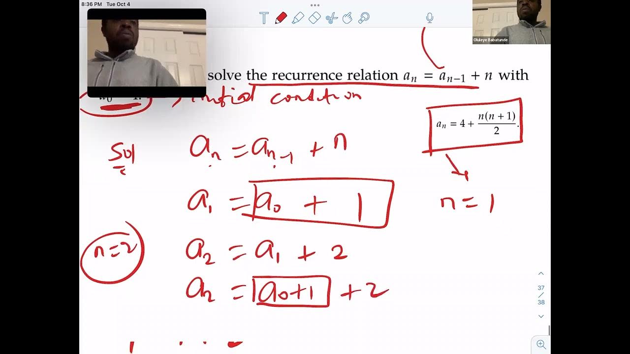wk8:Discrete Structures-Recurrence Relations & Mathematical Inductions [Oct 4, 2022| Hezekiah ...