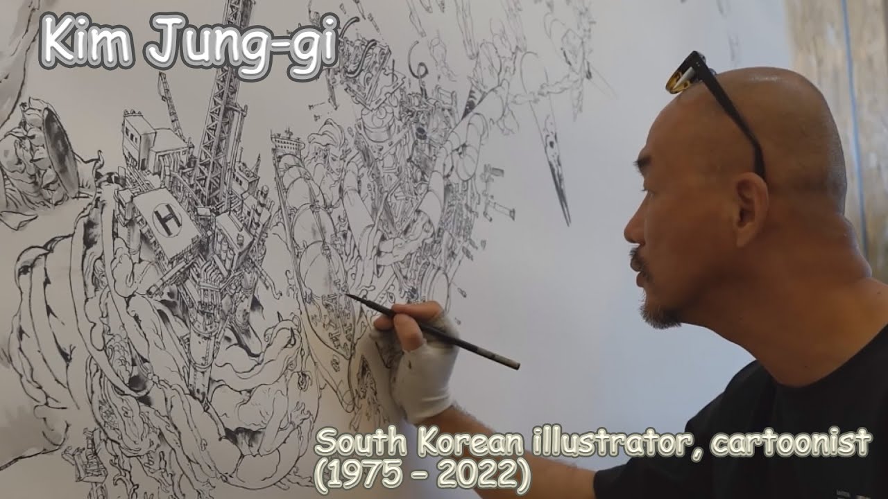 Live Drawings (Kim Jung-gi) - YouTube