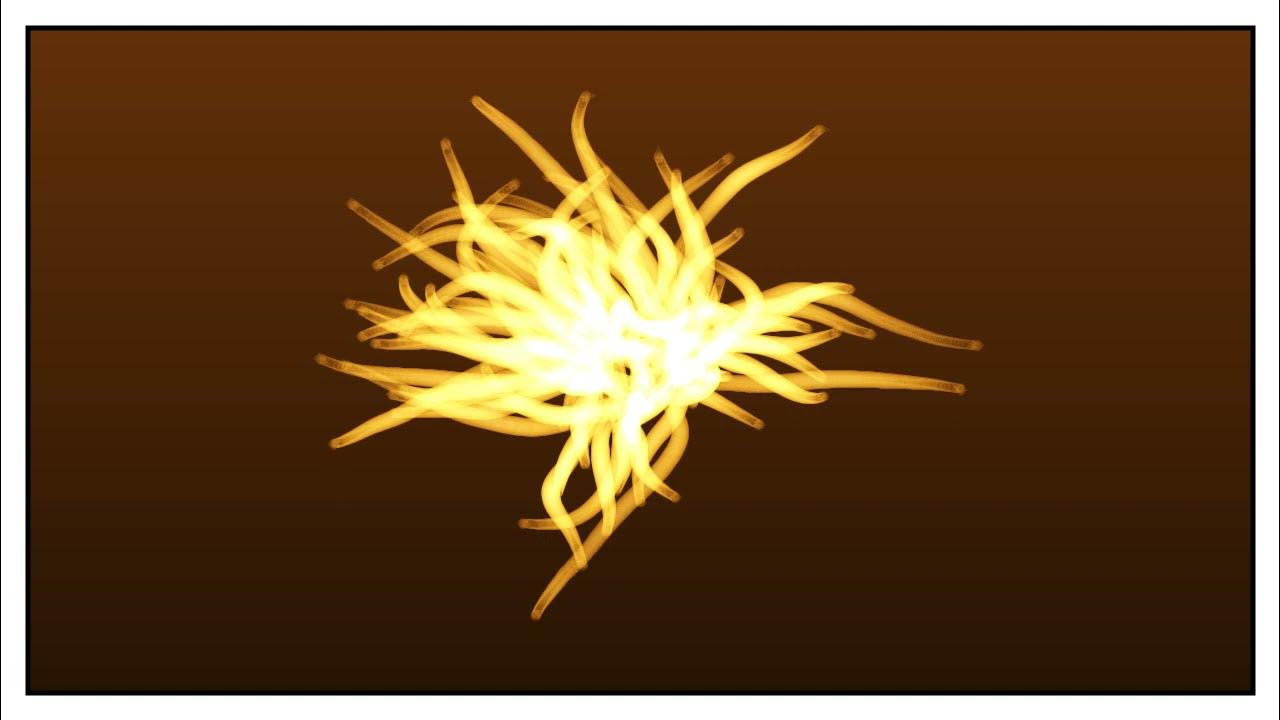 Under the Sea : A creative coding sea anemone made with the Perlin noise. - YouTube