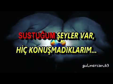 Sustuğum şeyler var... !!!
