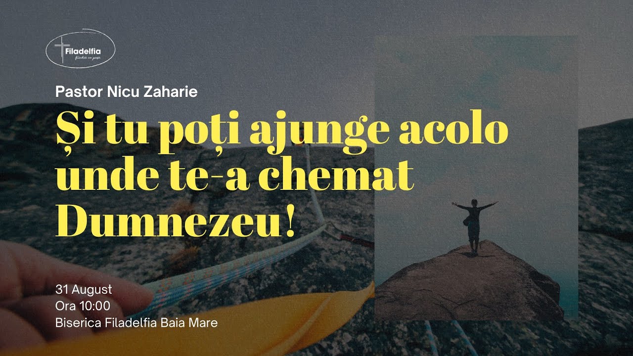 SI TU POTI AJUNGE ACOLO UNDE TE-A CHEMAT DUMNEZEU! // Pastor Nicu ...