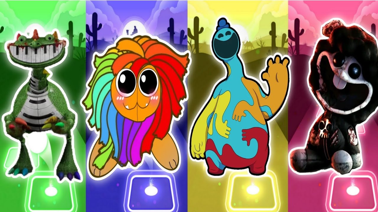 POPPY Playtime Chapter 4 Doey The Doughman vS Pianosaurus vS Catnap vS ...