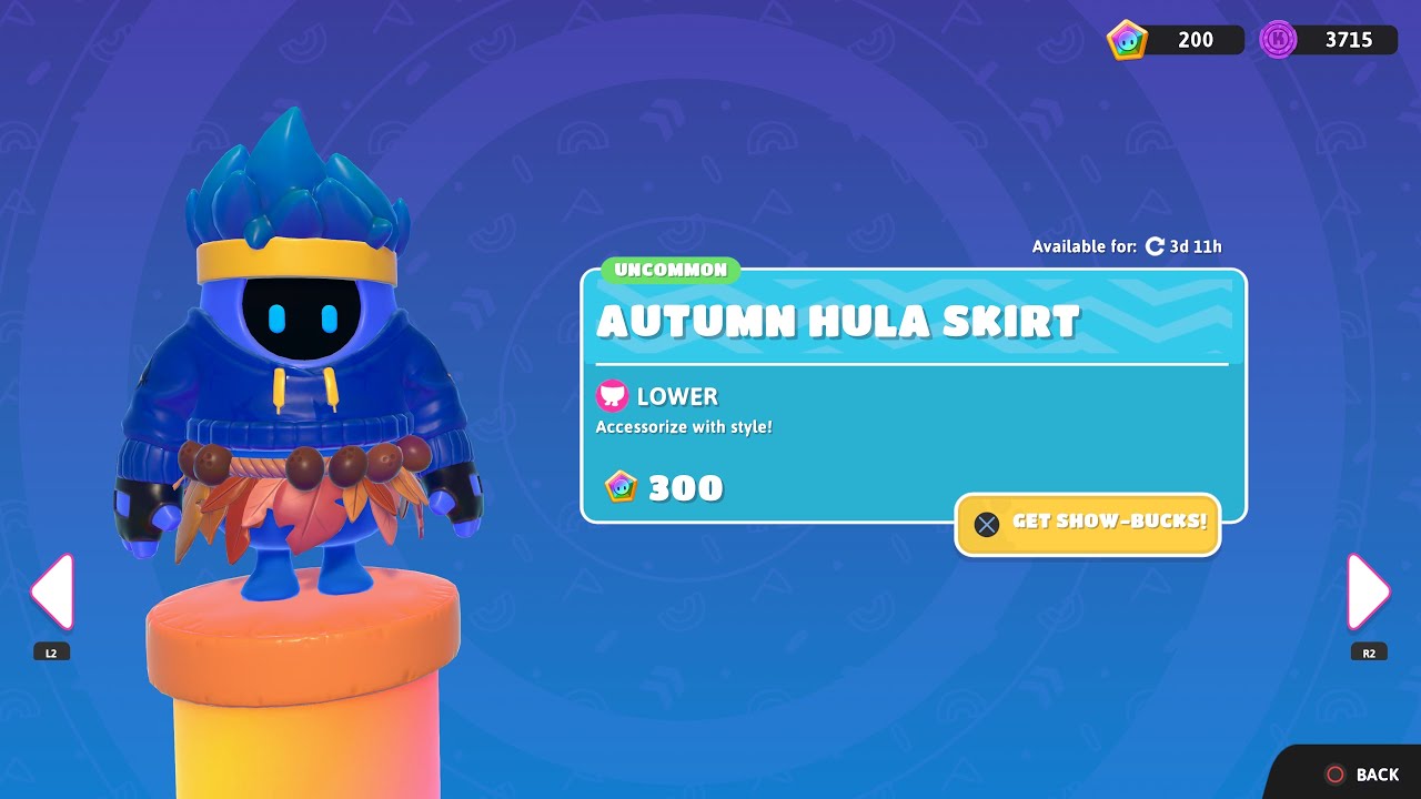 HOW TO GET AUTUMN HULA SKIRT SKIN IN FALL GUYS! - YouTube