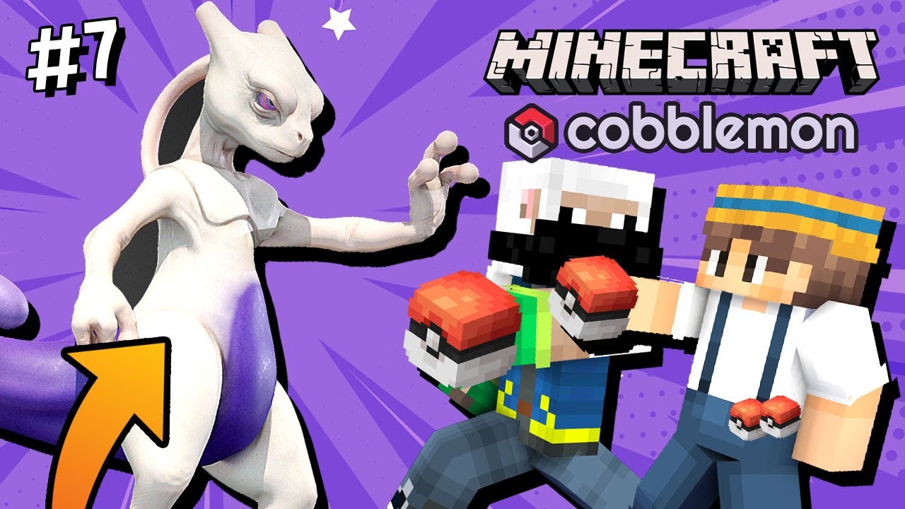 Noob Trainer ko MEWTWO Mil Gaya, But... | CobbleMon Minecraft EP-7 ...