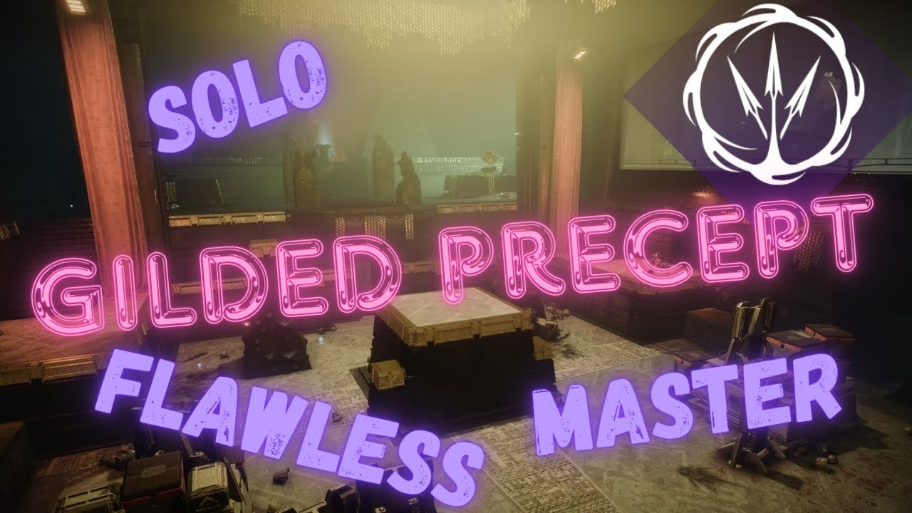 SEASON OF THE WISH- DESTINY 2 - GILDED PRECEPT - Solo flawless MASTER (1816 void hunter pov ...