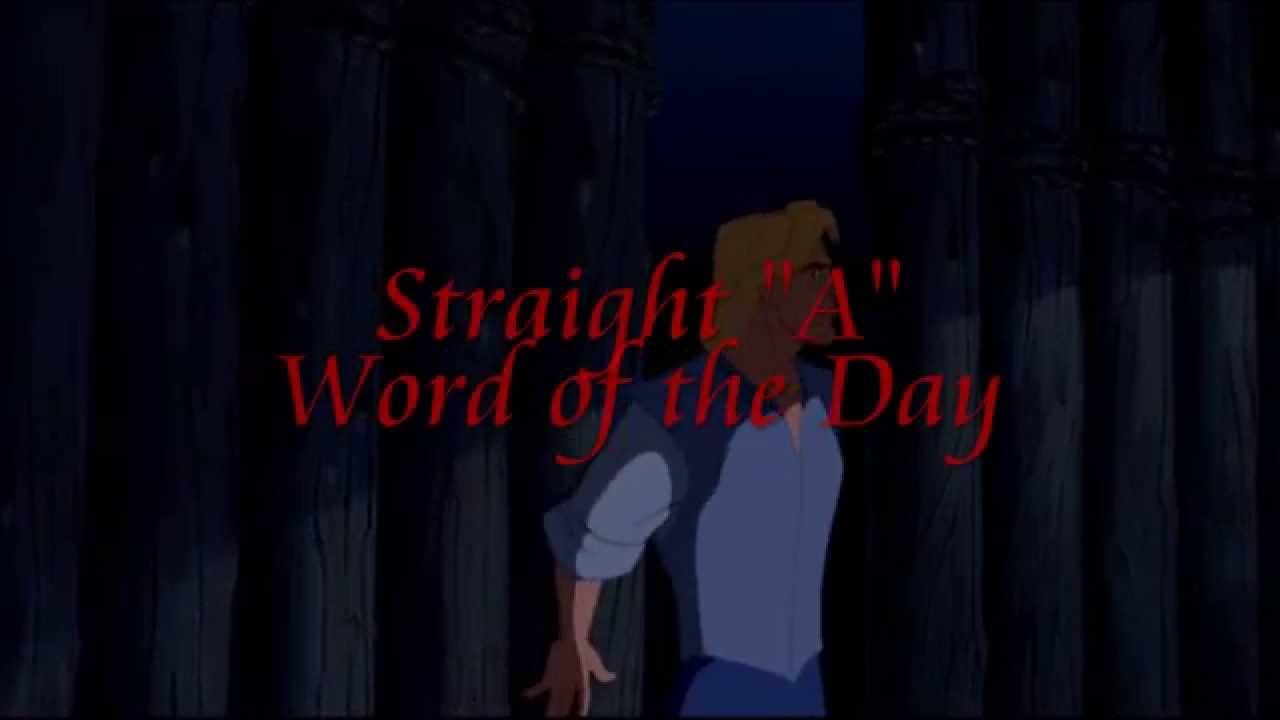 Straight "A" Vocab - Learn Vocabulary from a Disney Character ...