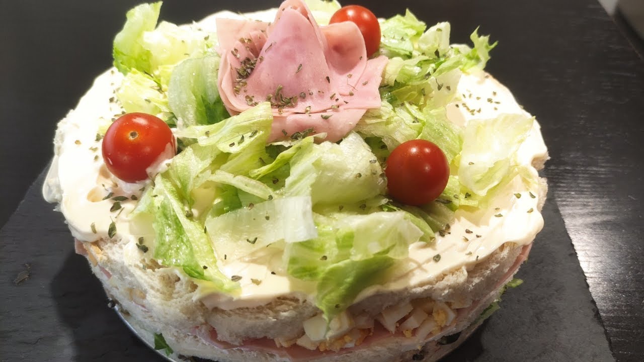 Pastel Frío de Jamón y Atún con Pan de Molde| ¡Triunfarás Seguro! - YouTube