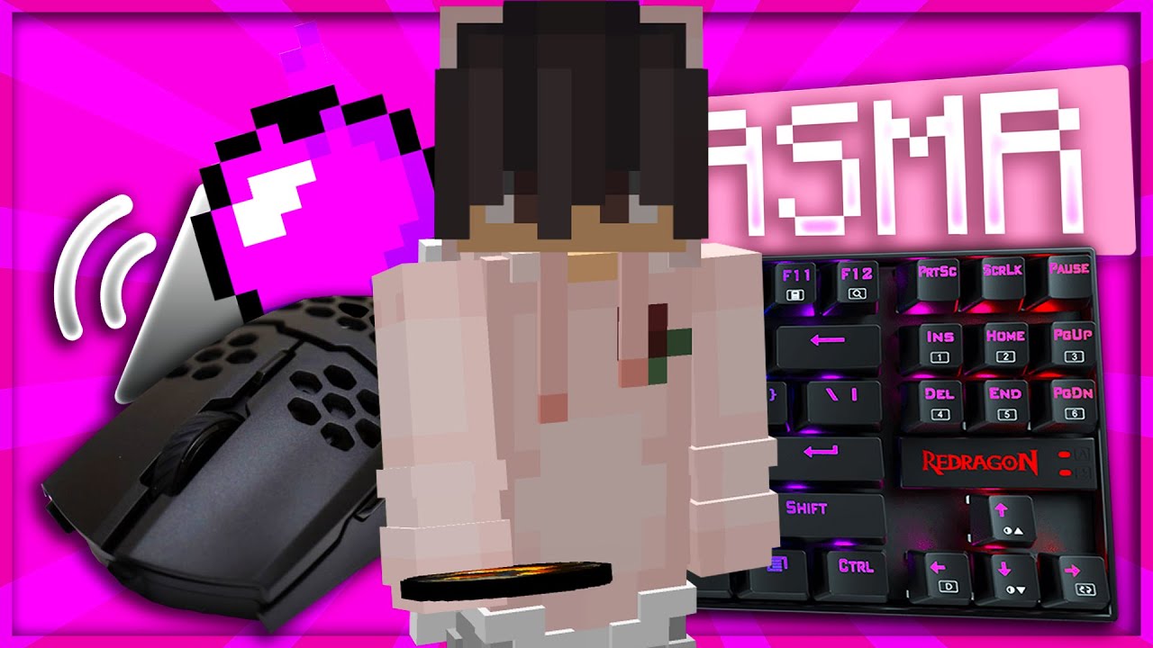 [4k/120FPS] Crispy Keyboard + Mouse Sounds ASMR | Hypixel Bedwars - YouTube