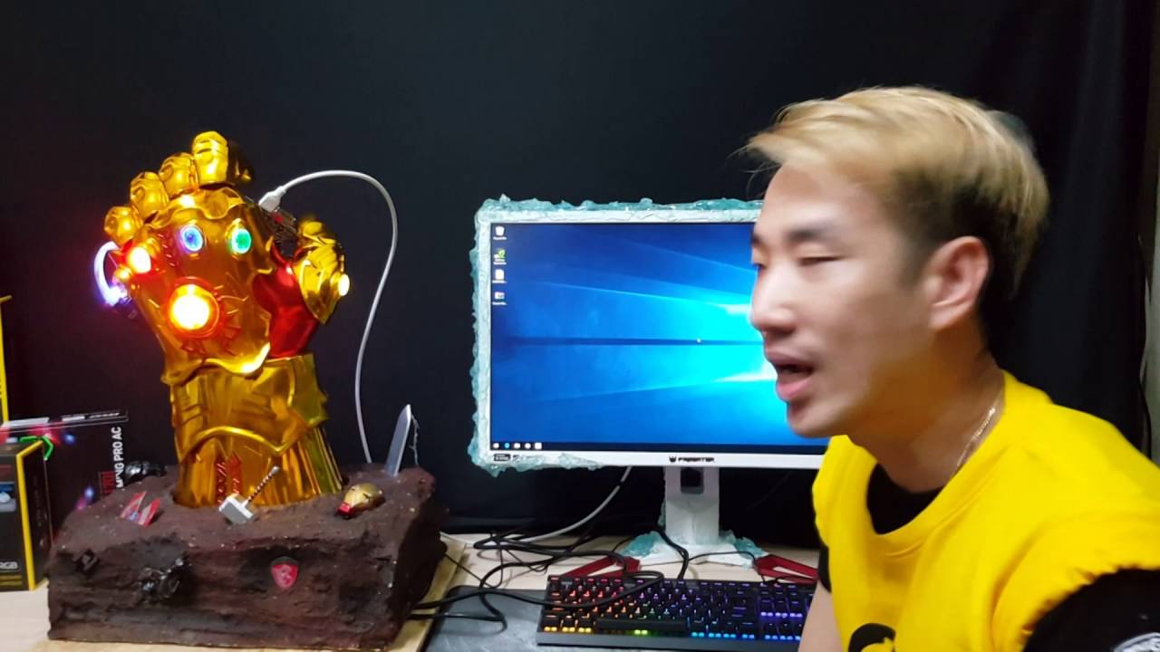 Review infinity gauntlet Case and Corsair Gaming By Jeng_Ki WMP - YouTube