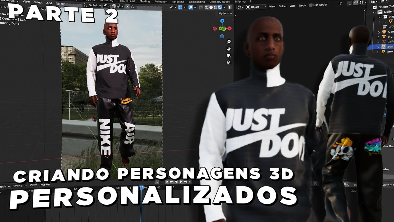 Criando personagens 3D personalizados no Blender (usando FaceGen, Daz e ...