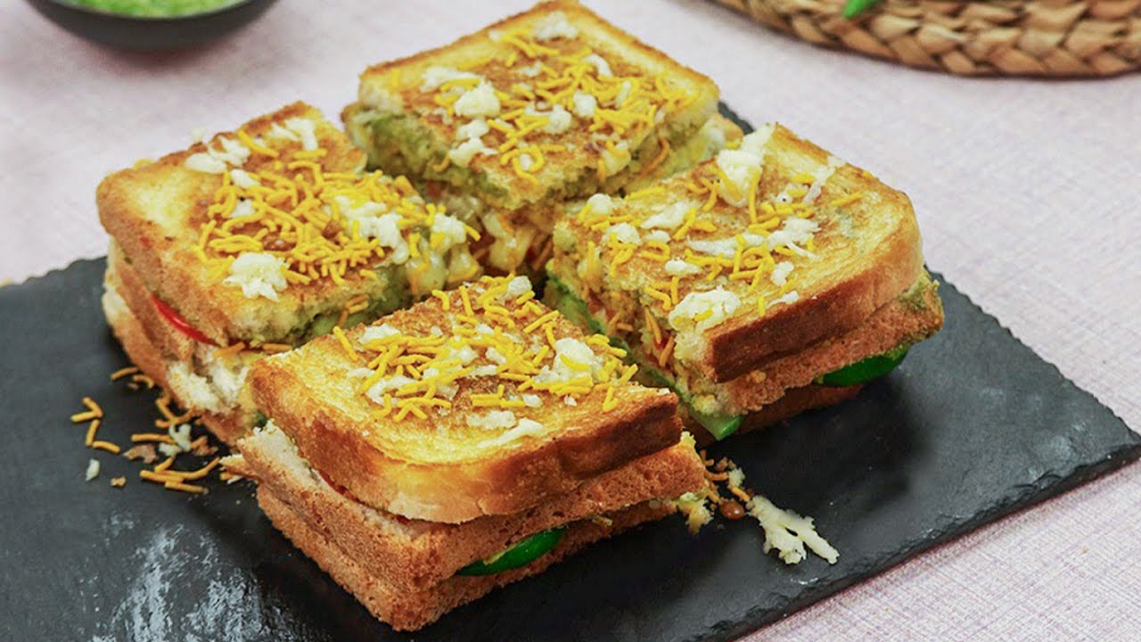 Bombay Sandwich Recipe By SooperChef - YouTube