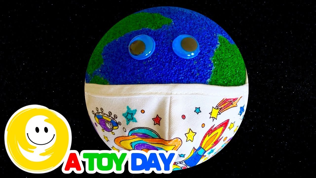 How to make Earth Globe School Project | DIY Mask | World Globe Craft ...