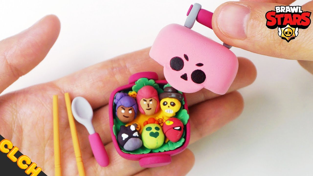 Making Brawl Stars SAKURA SPIKE’S LUNCH BOX miniature - Clay Tutorial🌸🍱 ...