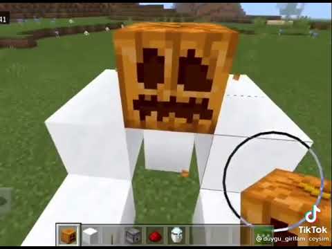 minecraft kar canavarı yapımı