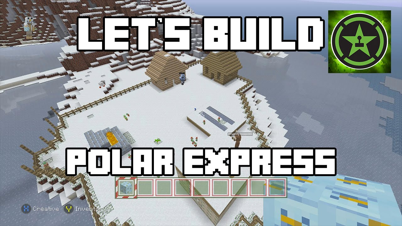 Let's Build in Minecraft - Polar Express - YouTube